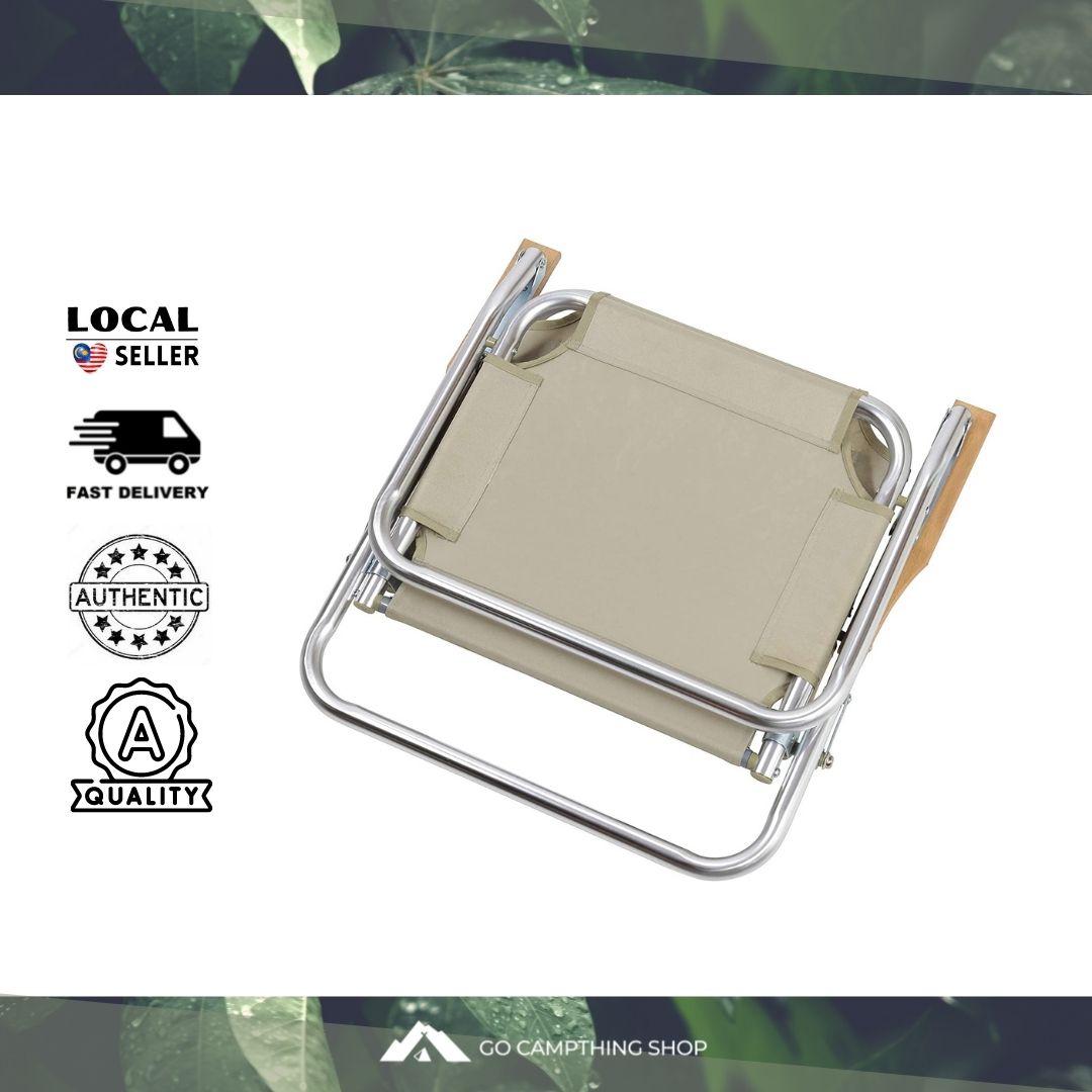 Captain Stag UC-1678 Monte Chair Low Style Solo Bench For Camping Picn – Go Campthing Shop